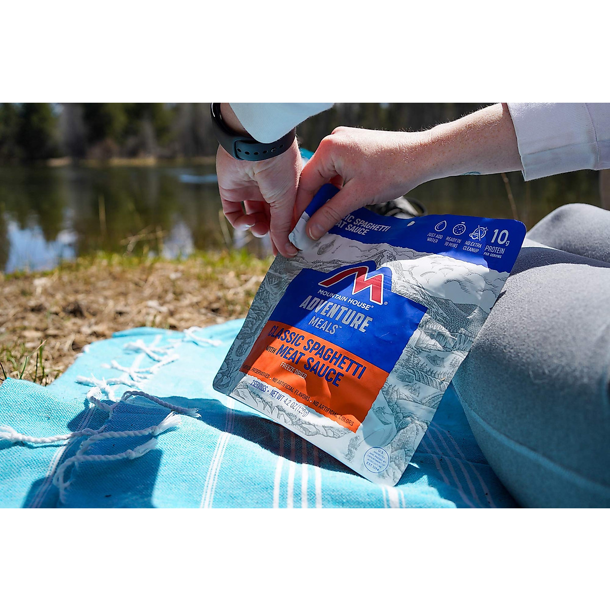 Mountain House Classic Spaghetti with Meat Sauce | Freeze Dried Backpacking & Camping Food |2 Servings