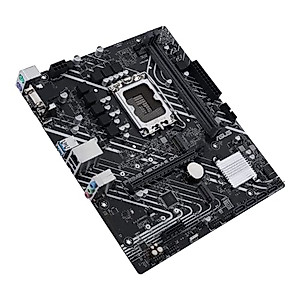 ASUS Prime H610M-E D4-CSM LGA 1700(Intel® 12th&13th Gen) mATX Commercial Motherboard (PCIe 4.0,DDR4,2xM.2 Slots,1Gb LAN,DisplayPort/HDMI/D-Sub,USB 3.2 Gen 1 Ports,COM Header, RGB Header,ACCE)