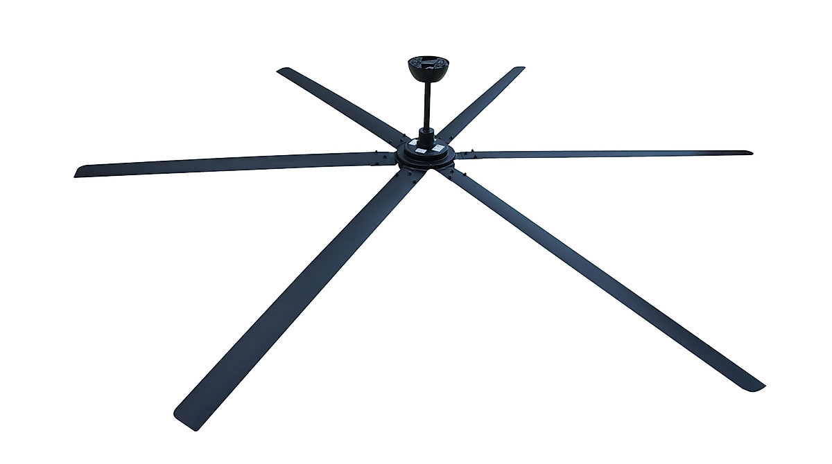 iLiving 120 Inch HVLS Ceiling Fan with 6 Blades & Remote Control