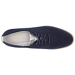 Cole Haan womens Originalgrand Stitchlite Wingtip Oxford, Blue, 7 US