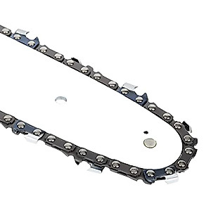 Wellsking 3 Pack 12 inch Chainsaw Chains 3/8 LP .050 Inch 45 Drive Links fits for Echo Greenworks 40v Chainsaw