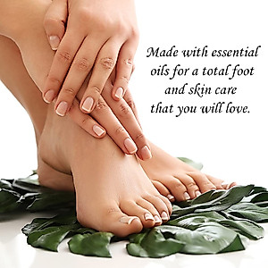 Foot and Body Oil with Tea Tree Oil - Hydrating Foot Care and Foot Spa for Cracked Heel Repair - Soothes Dry, Irritated Skin and Foot Odor - (4oz)