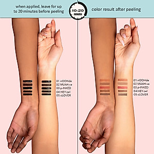 Sacheu Lip Liner Stay-N - Peel Off Lip Liner Tattoo, Peel Off Lip Stain, Long Lasting Lip Stain Peel Off, Infused with Hyaluronic Acid & Vitamin E, MUAH-ve