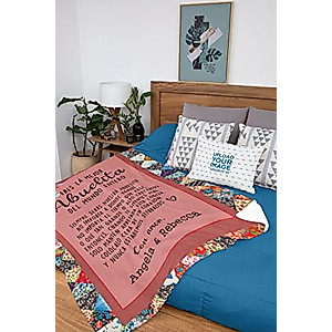 Spanish Abuela Gift for Grandma Mexican Madre Gift, Abuelita Blanket Throw in Spanish Custom Gift for Grandmother Grandma Gigi Mimi Granny Nana Christmas Birthday Gifts