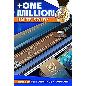 Dalstrong Slicing & Carving Knife - 12 inch - Valhalla Series - 9CR18MOV HC Steel - Celestial Resin & Wood Handle - Razor Sharp Kitchen Knife - w/Leather Sheath