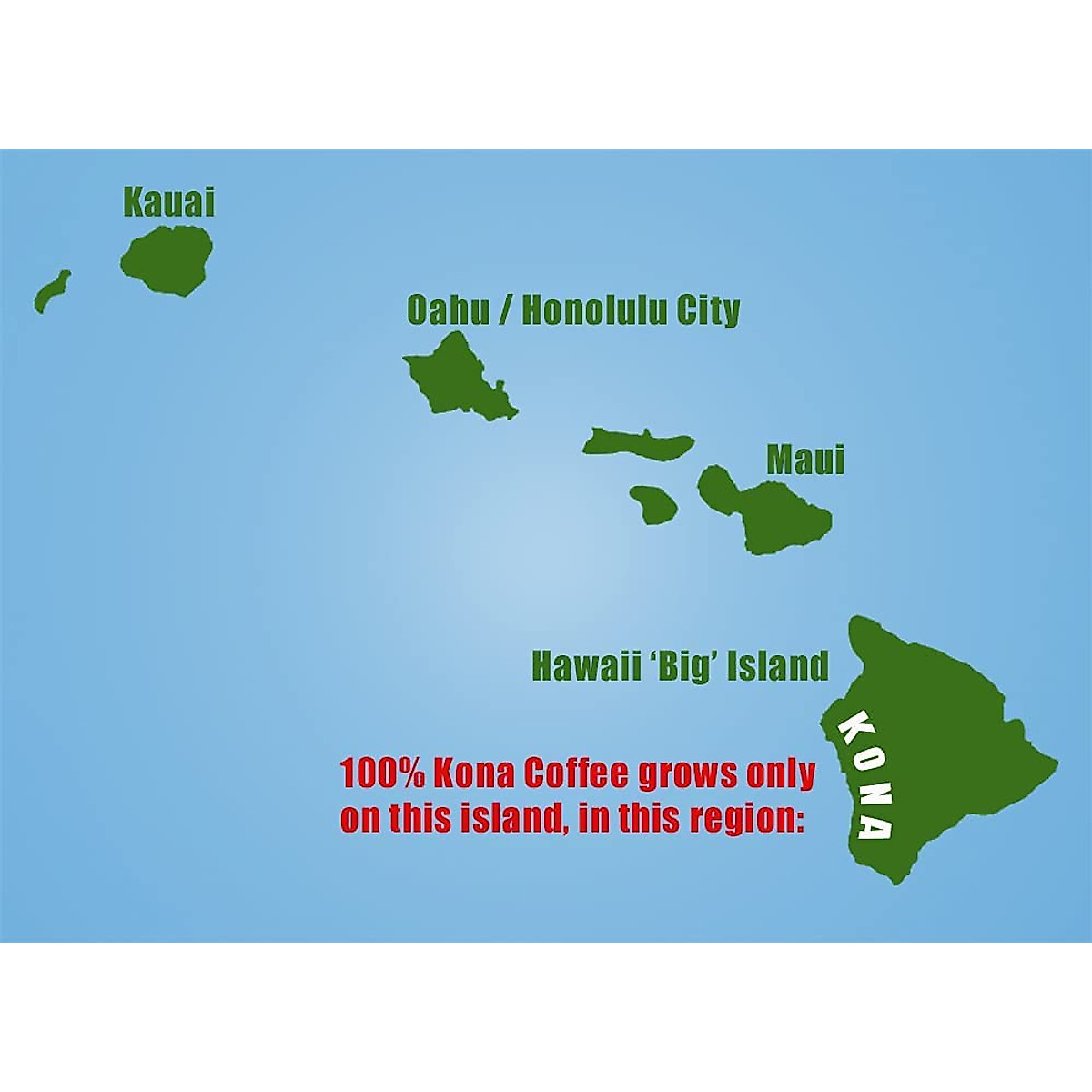 Farm-fresh: 100% Kona Coffee - Medium Roast - Arabica Whole Beans - 1 Lb or 16 oz Bag - Blue Horse 100% Kona Coffee from Hawaii