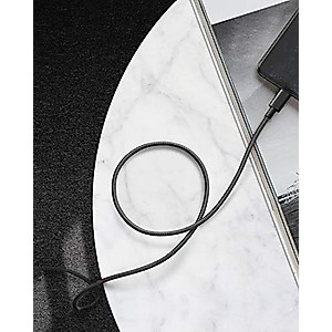 Anker New Nylon USB-C to Lightning Charging Cord for [6ft MFi Certified] for iPhone 13 13 Pro 12 Pro Max 12 11 X XS XR 8 Plus, AirPods Pro, Supports Power Delivery (Black)