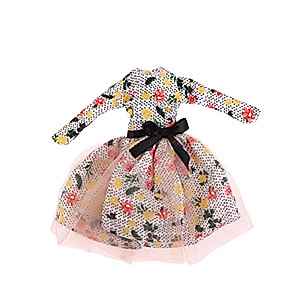 1 PC 11.5-inch doll daily wear skirt 30cm doll changing dress high waist show leg length