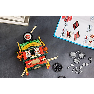 Exclusive Mini City - Sushi Cart - Custom Design Bricks - Compatible with All Major Brands …