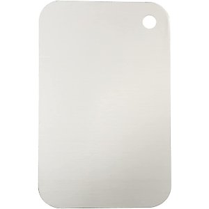 Small Cutting Board for Kitchen, 304 Stainless Steel Cutting Board, Chopping Block Fruit Cutting Block for Home Kitchen (5.9 * 9.8inches)