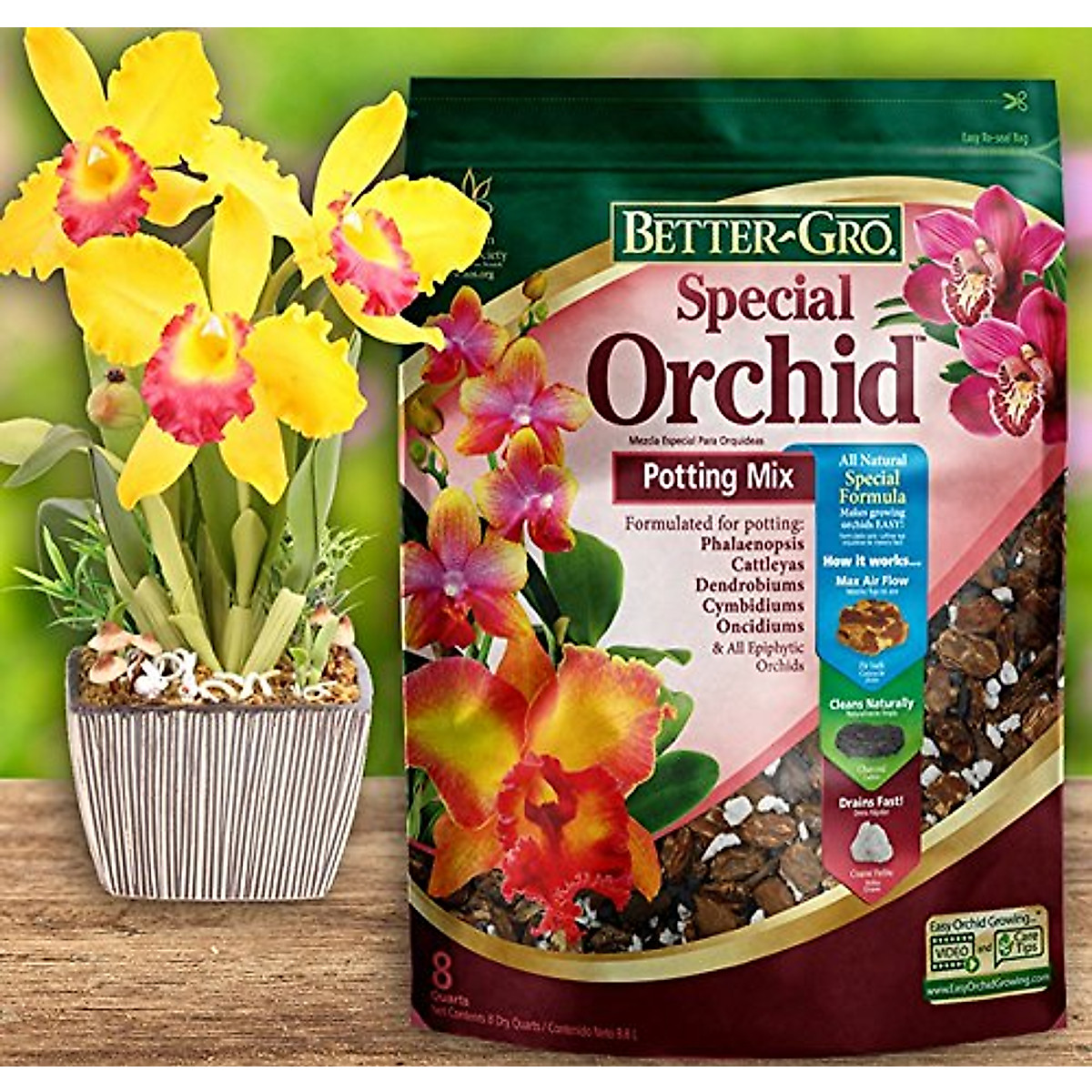 Sun Bulb 50000 Better Gro Special Orchid Mix, 4-Quart