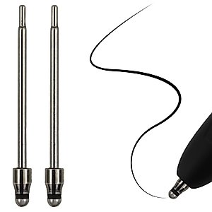 Stainless Ball Pen Tips Replacement Compatible with Samsung Galaxy S Pen Fold Edition Stylus Pen, No Wear Out Z Fold 4/3 Backup Pencil Nibs,2 Pcs