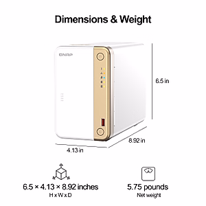 QNAP Turbo NAS TS-262-4G SAN/NAS Storage System