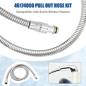 46174000 Hose Replacement,Compatible with Grohe K4 K7 Pull-out Kitchen Faucet(59-In)
