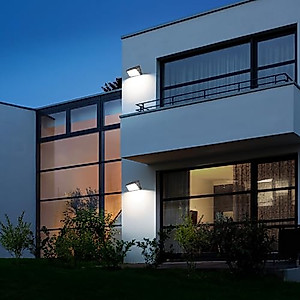 VEVOR 4PCs LED Wall Pack Lights, 120W 11000LM, 5000K Commercial Outdoor Lights Security Lighting Fixture, with Intelligent Light Sensing 240 LED Beads Energy Saving for Garages Yards, IP65 Waterproof