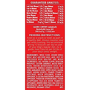 Milk-Bone Original Dog Treats for Large Dogs, 24 Ounce, Crunchy Biscuit Helps Clean Teeth