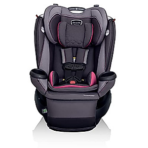 Evenflo Revolve360 Extend All-in-One Rotational Car Seat with Quick Clean Cover (Rowe Pink)