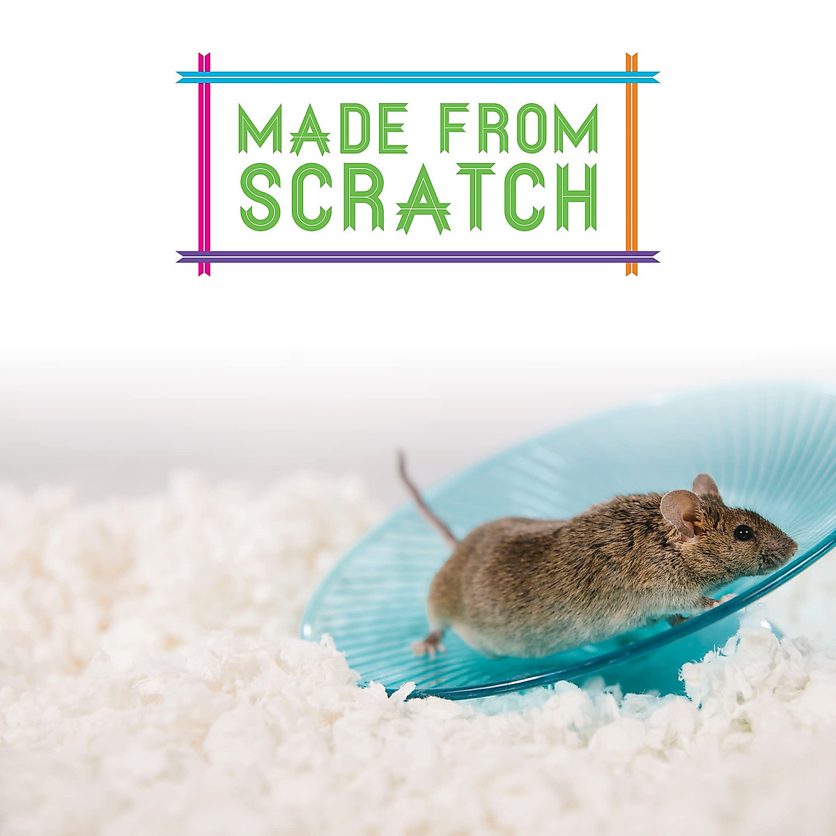 carefresh 99% Dust Free White Natural Paper Small Pet Bedding with Odor Control, 50 L