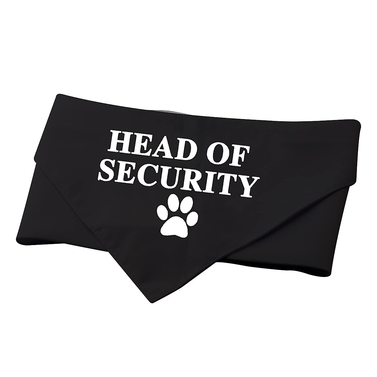 1 Piece Head of Security Dog Bandana Pregnancy Announcement Dog Parent Gift Baby Security Dog Bandana (Head of Security Black)