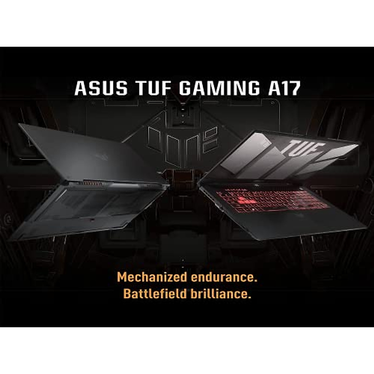 ASUS 2022 TUF A17 17.3" FHD 144Hz Gaming Laptop, AMD Ryzen 7-6800H Processor, 32GB DDR5 RAM, 1TB PCIe SSD, Backlit Keyboard, GeForce RTX 3060 6G DDR6, HD Webcam, Windows 11, Gray, 32GB USB Card
