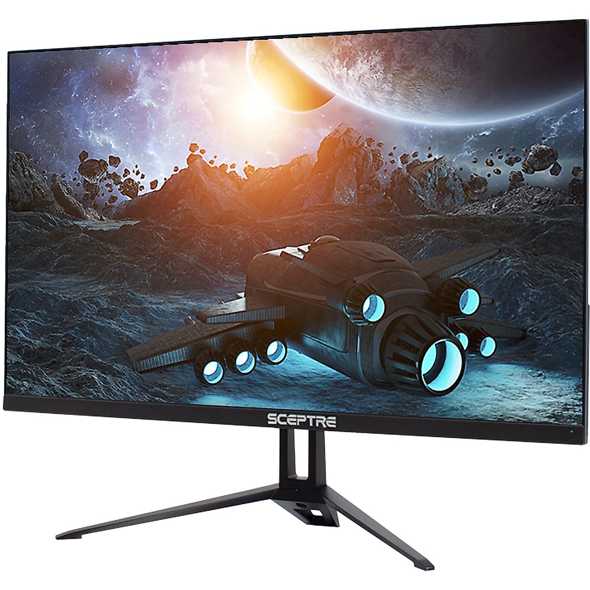 Sceptre IPS 24" 1920 x 1080p Gaming Monitor up to 165Hz DisplayPort HDMI AMD FreeSync Premium 98% sRGB Build-in Speakers, Black 2021 (E248B-FPT168S)