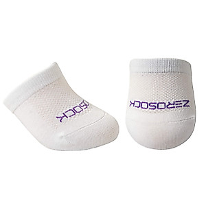 ZeroSock Womens Bamboo Viscose Toe Capper Socks With Grip (4 Pairs Per Box)