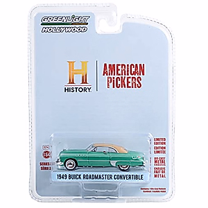 Greenlight 44970-D Hollywood Series 37 - American Pickers - 1949 Buick Roadmaster Convertible Solid Pack 1:64 Scale Diecas