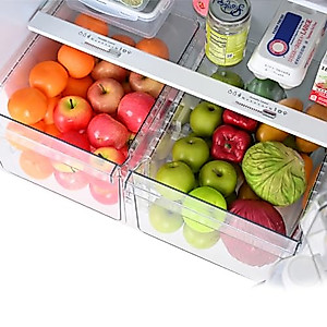 Kenmore 30 in. 18.2 cu. ft. Capacity Refrigerator/Freezer with Adjustable Glass Shelving, Humidity Control Crispers, Gallon Door Bins, ENERGY STAR Certified, Fingerprint Resistant Stainless Steel