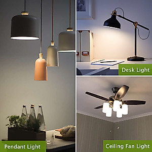 GIOVAR 2-Pack LED Refrigerator Light Bulbs 40 Watt Equivalent 120V, A15 Appliance Light Bulb Daylight 5000K for Fridge, E26 Base, Waterproof, Non-Dimmable