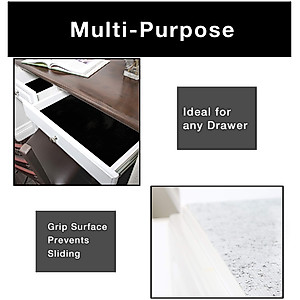 Smart Design Master Solid Grip Shelf Liner - 18 Inch x 4 Feet - Non Adhesive, Strong Grip Bottom, Easy Clean Kitchen Drawer, Cabinet, Cupboard Dresser Protector Cover, Non Slip Rubber Mat - Taupe