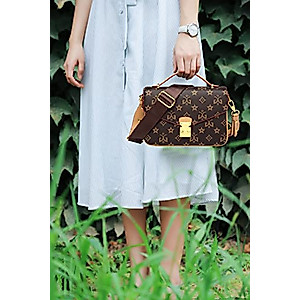 MESSGAIL Crossbody Bags for Women Classic Shoulder Handbags Ladies Clutch Purses with Wide Adjustable Strap