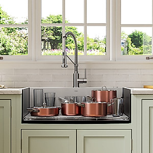 Kraus KHT400-33 Stark Single Bowl Kitchen Sink Drop in/Undermount