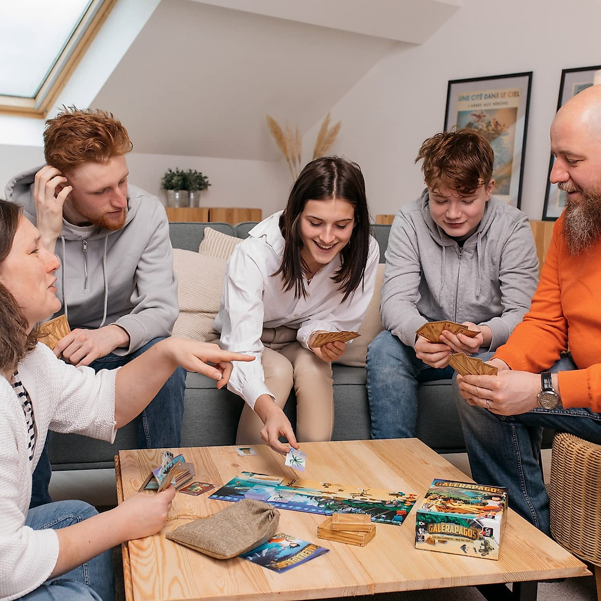 Gigamic Hellapagos | Cooperative Party Game for Teens and Adults | Ages 10+ | 3 to 12 Players | 20 Minutes