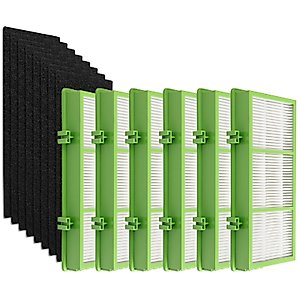 Gazeer True HEPA Replacement Filters for Holmes Aer1 Series Total Air Filter for HAPF300AH-U4R and HAP242-NUC(6 Pcs HEPA Filters + 8 Pcs Pre Filters)