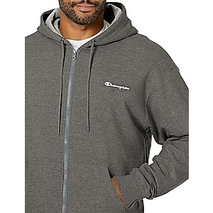 Champion Men's Zip-Up Hoodie, Powerblend, Zip-Up Hoodie Sweatshirt for Men (Reg. or Big & Tall)