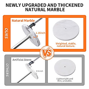 ZOZOE Metal Coat Rack Freestanding, Solid 201 Stainless Steel Coat Rack Stand, Modern Coat Racks with Natural Marble Base, Coat Tree Hanger Stand for Jacket, Bag, Entryway, Office