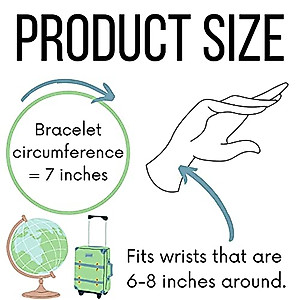 Cease Sickness Anti Nausea Wristband, Relief for Motion Sickness and Morning Sickness, Acupressure Wristband, Push Bead Into Wrist, Seasickness, Helps Vertigo, Relieves Dizziness