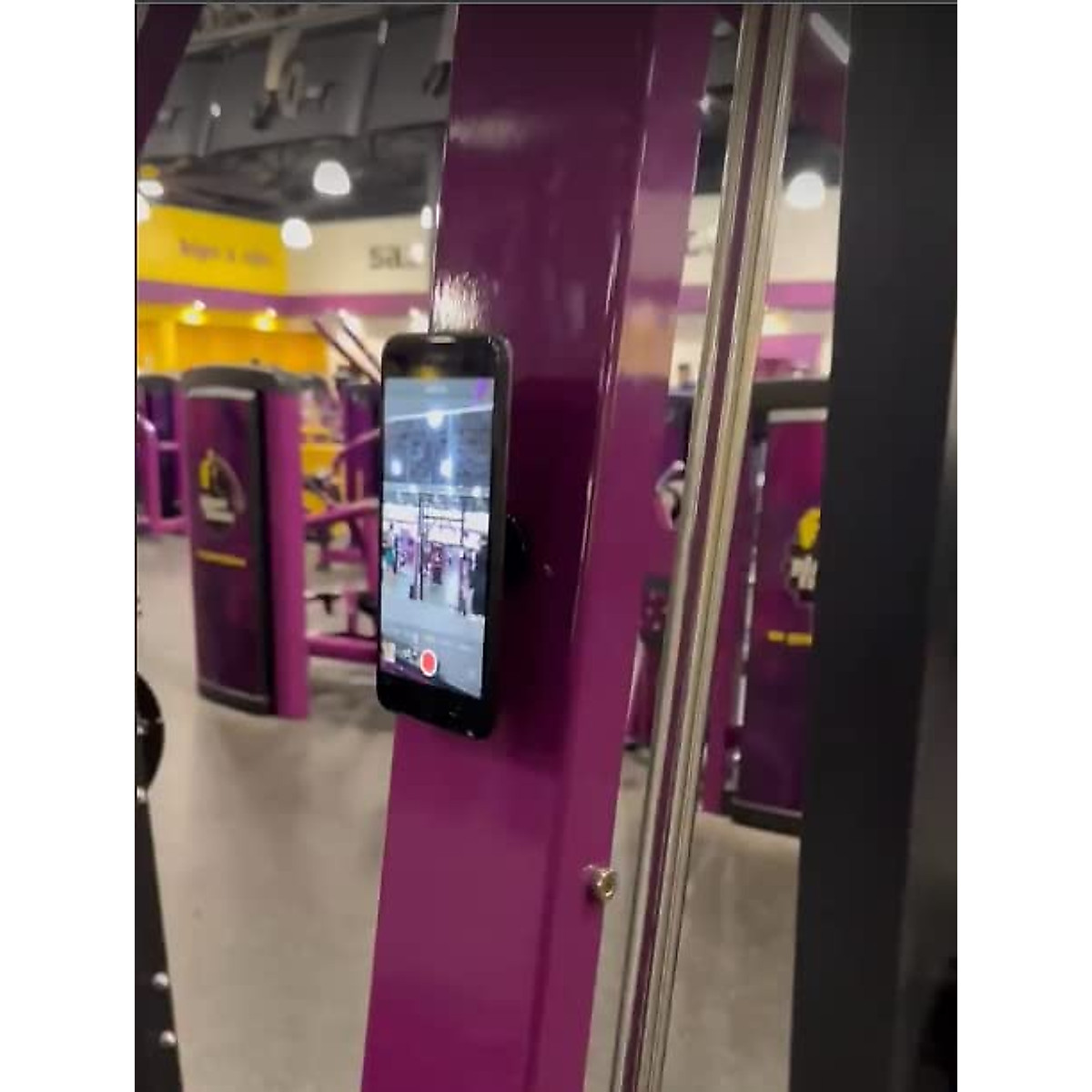 No Bull Lifting Magnetic Phone Mount and Holder for Cars and Metal Surfaces - Gym Phone Holder - Mount and Holder for Recording and Videos - Two Way Magnet Phone Mount and Holder