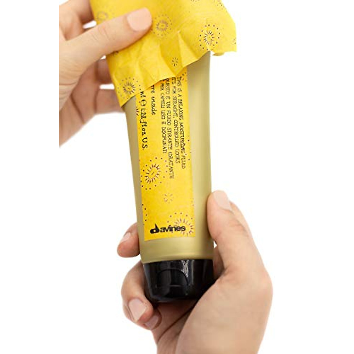 Davines This is a Relaxing Moisturizing Fluid, Heat Protection And Frizz Control For Sleek And Straight Styling, Moisturize With Humidity Control, 4.22 Fl. Oz.