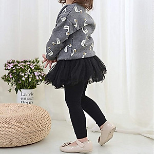 5 Pairs Girls Tights Cable Knit Leggings Footless Pants Pantyhose Stockings for Infants Toddlers