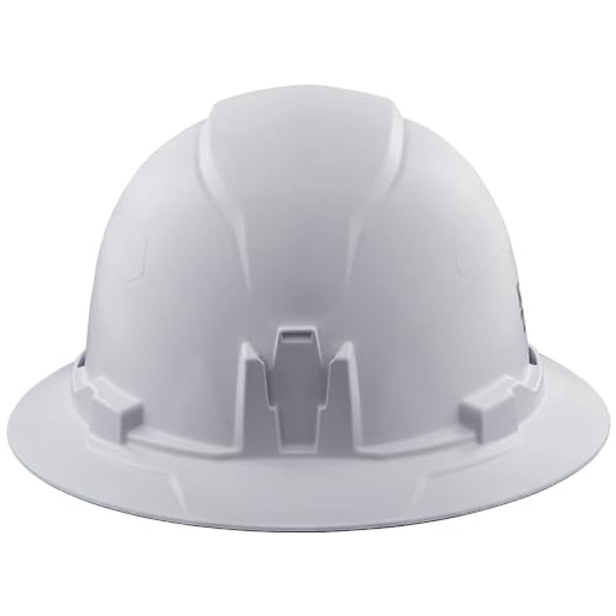 Klein Tools 60400 Hard Hat, Non-Vented Full Brim Style, Padded, Self-Wicking Odor-Resistant Sweatband, Tested up to 20kV, White