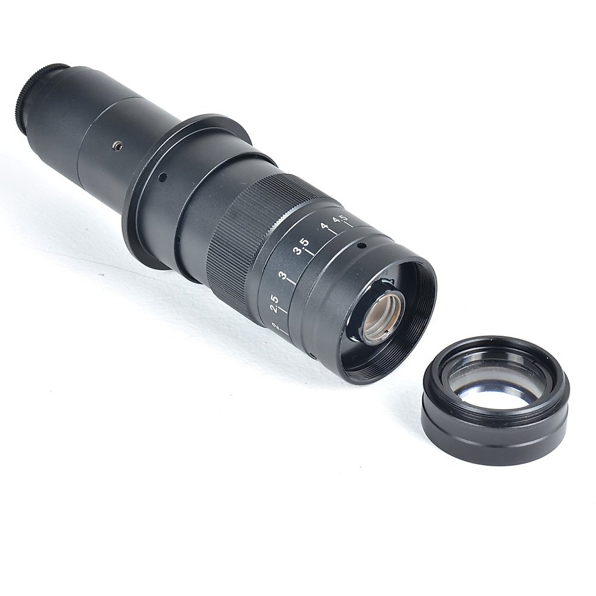 0.5X Stereo Microscope Auxiliary Barlow Lens Big Attachment Objective Lens