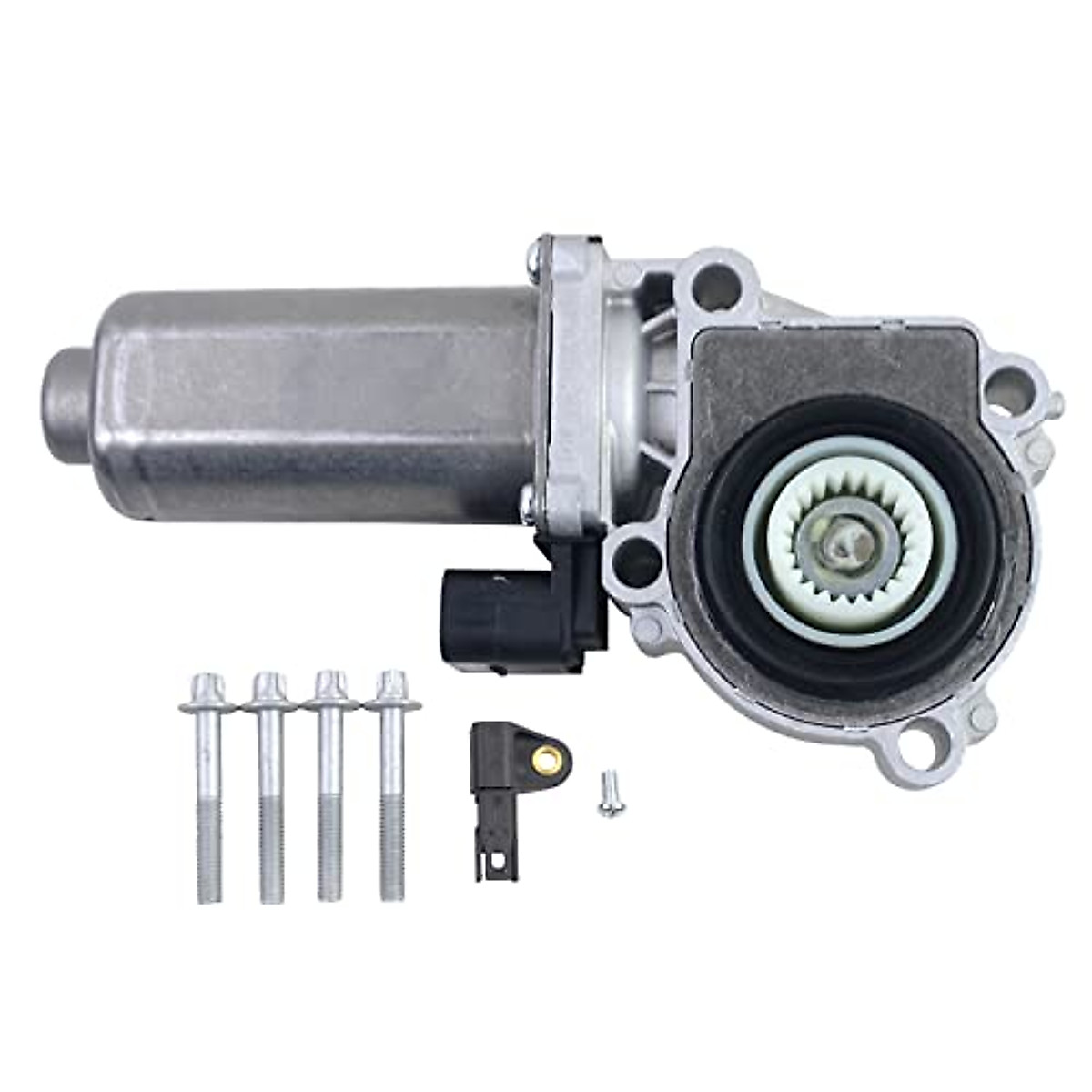 27107566296 Transfer Case Shift Actuator 4WD Replacement for 2003-2010 BMW E53 X5 E83 X3 27107541782 27103455136 27103455139 Actuator Motor Gear with sensor