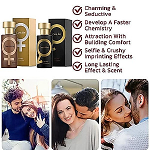 ZEYNSA Golden Lure Pheromone Perfume Lure Her Perfume for Men venom-love cologne for men Pheromone Cologne for Men Attract Women(2pcs)