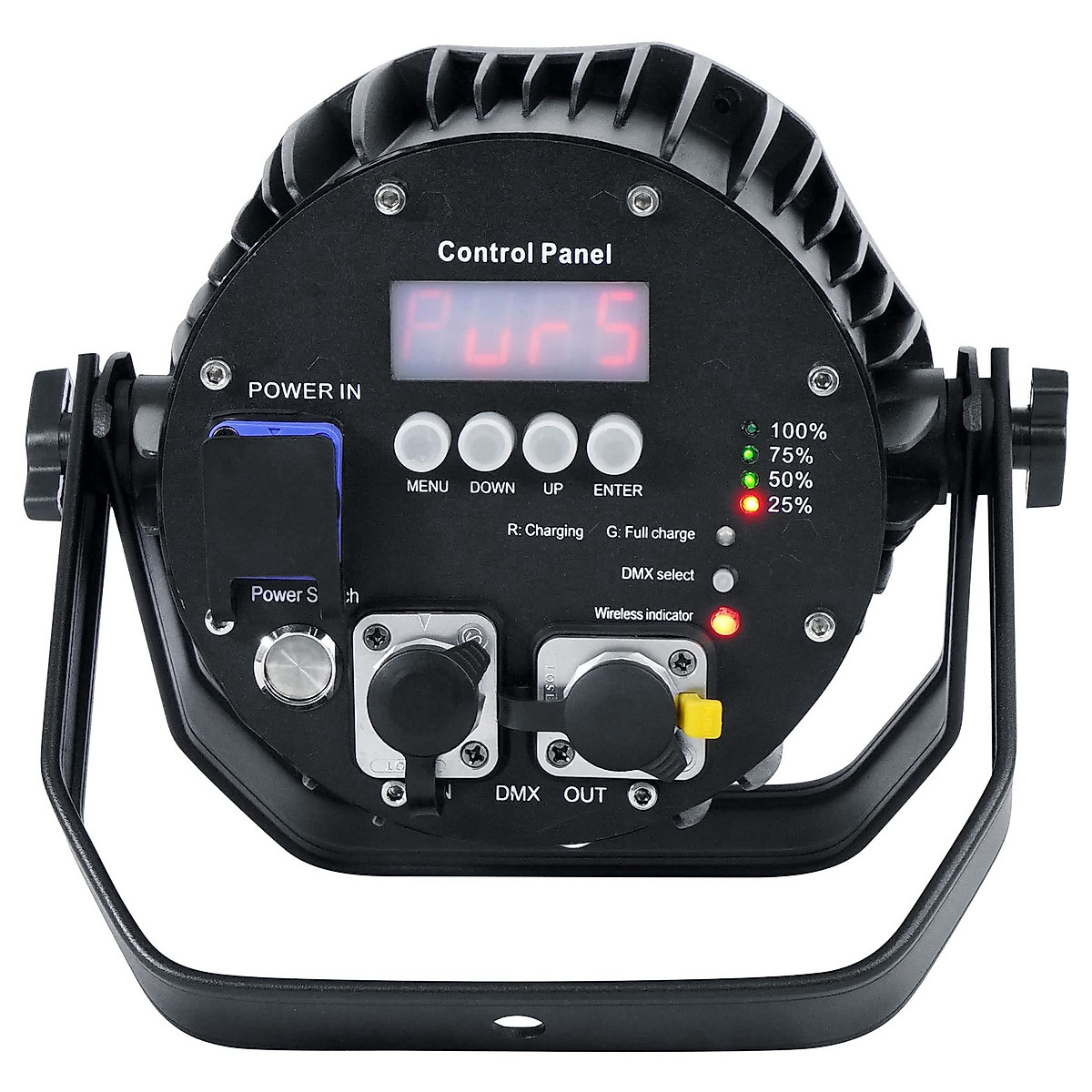 Rockville Best Pack H2O (6) Water Resistant Battery Par DJ Lights+Charge Case