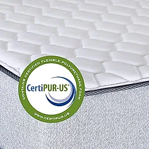 Greaton, 5/7/8/10 Inch Medium Firm High Density Foam Mattress, Comfortable Mattress for Cooler Sleep Supportive & Pressure Relief, Full XL, White