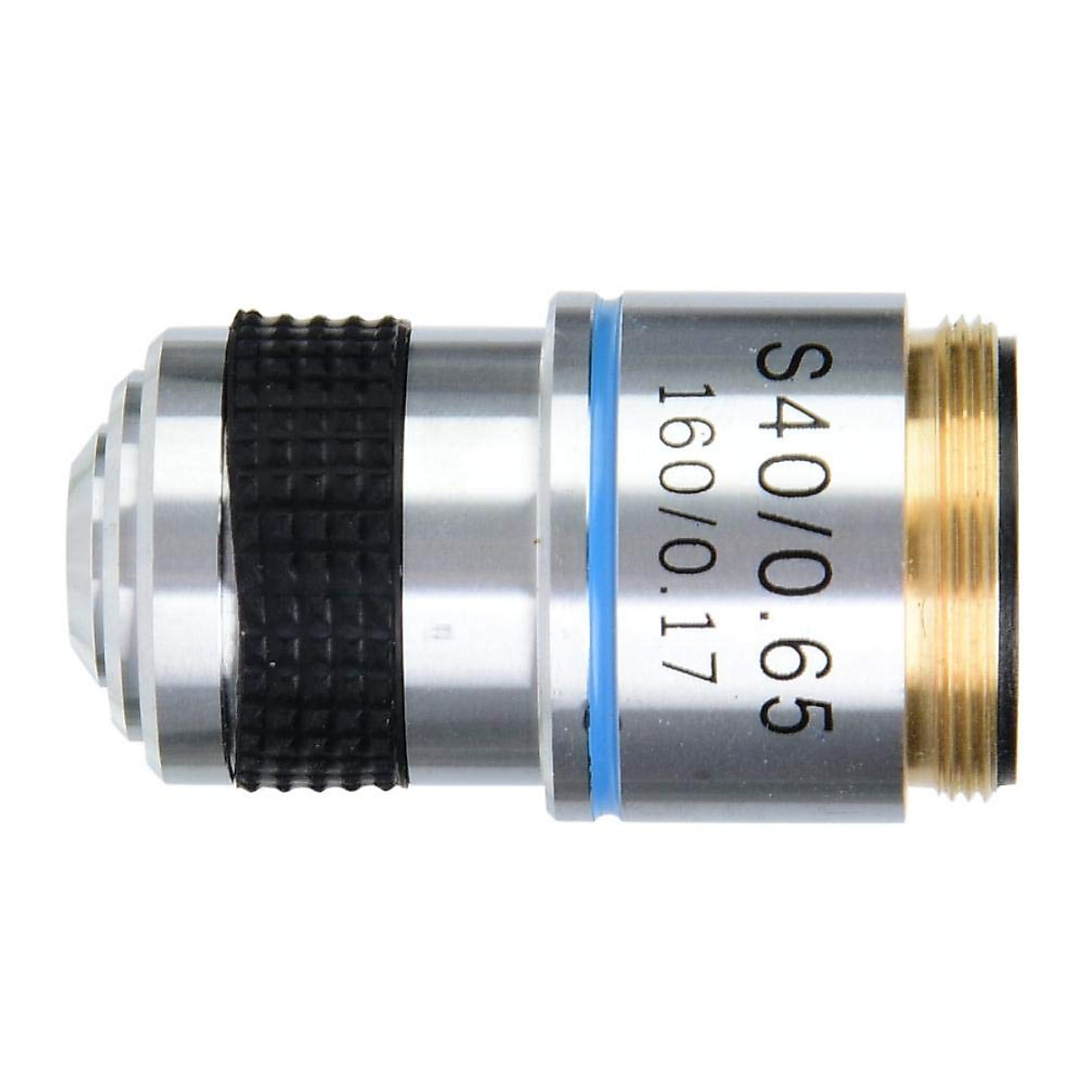 Achromatic Objective Lens，40X 185 Biological Microscope Achromatic Objectives Lens 160/0.17 Achromatic Microscope Objective Microscope amscope