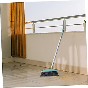 Ipetboom Outdoor and Indoor Broom Heavy Duty Floor Cleaning Broom with Long Handle Floor Sweeping Broom Long Handle Stainless Steel Indoor Broom