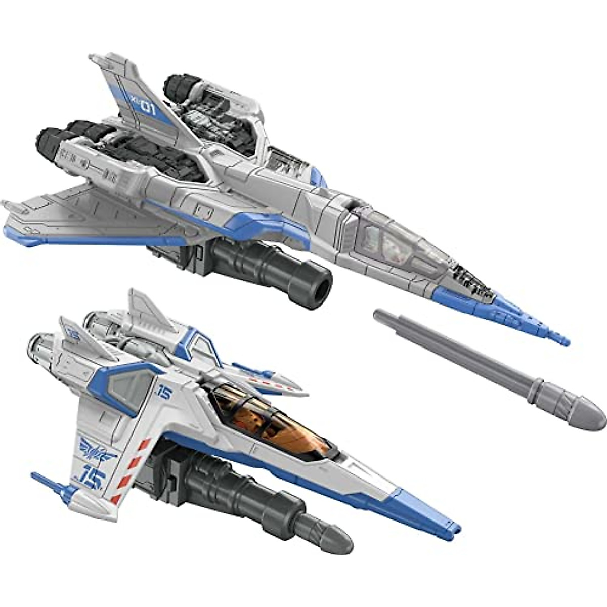 Disney and Pixar Lightyear Small Vehicle Toy Pack, 2 Spaceships & 1 Buzz Lightyear Figure, Hyperspeed Series (Multicolor)