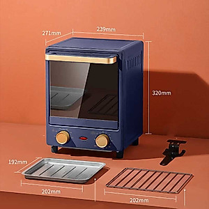 CZDYUF Household Electric Baking Oven Mini Vertical oven Intelligent Pizza Dessert Cake Maker 60min Timing Baking Tools